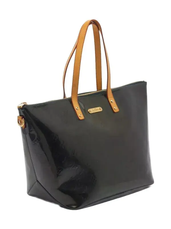 LOUIS VUITTON 2009 Gm Bellevue Monogram Vernis Tote Bag - Green