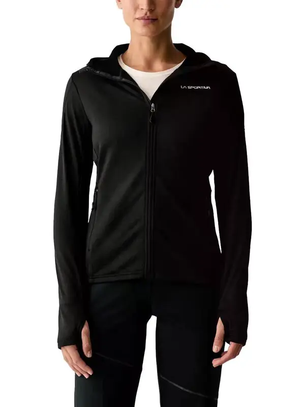 LA SPORTIVA Chill Logo-print Zip-up Hoodie - Black