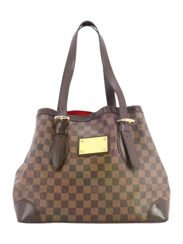 LOUIS VUITTON Hampstead Handbag Damier Gm Tote Bag - Brown