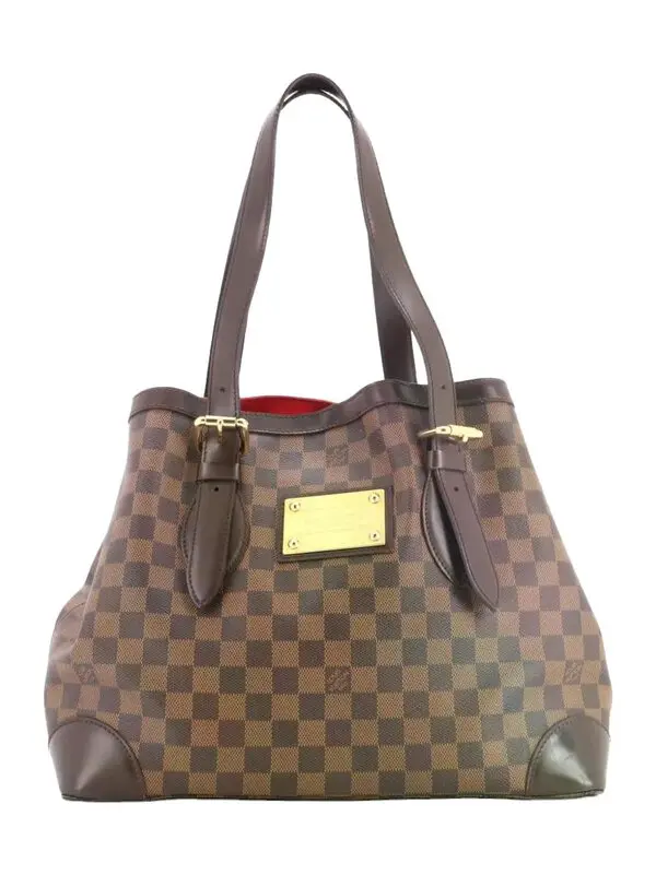LOUIS VUITTON Hampstead Handbag Damier Gm Tote Bag - Brown