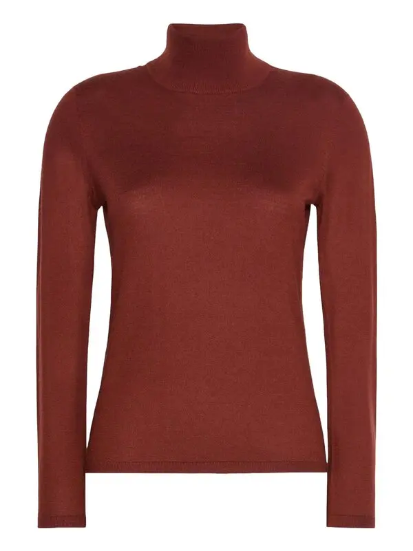Max Mara Turtleneck Sweater - Rust