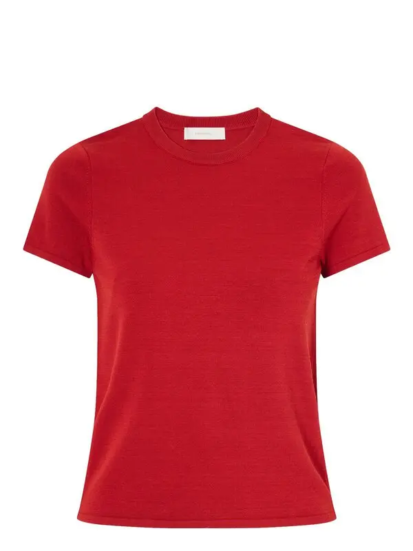 Faithfull The Brand Leandra Jersey T-shirt - Red