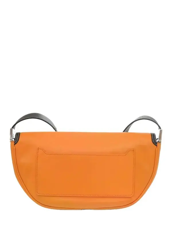 Burberry 2023-2026 Small Leather Olympia Shoulder Bag - Orange