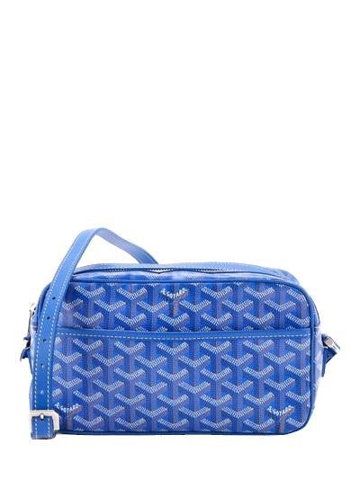 Goyard Cap Vert Bag Coated Canvas - Blue