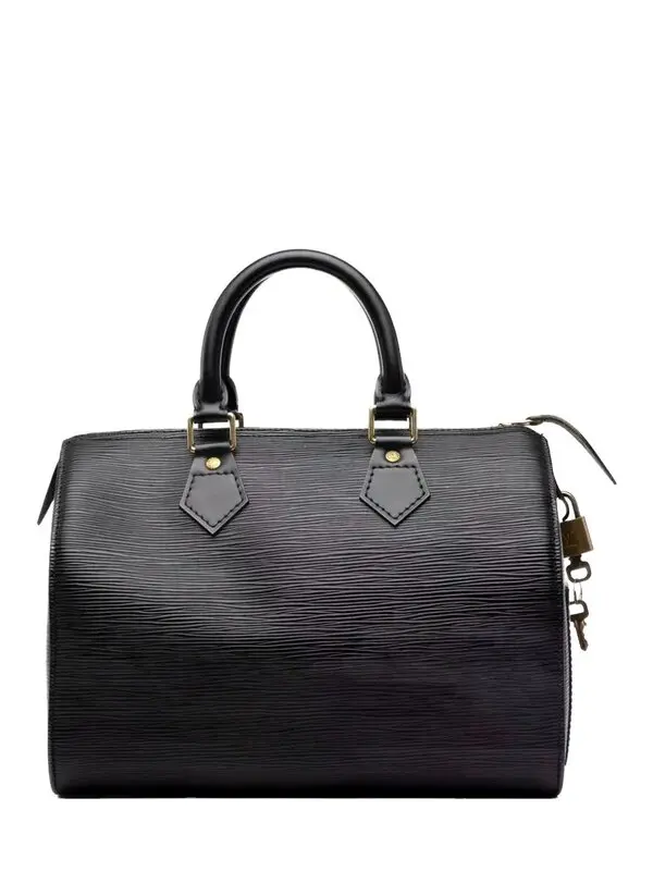 LOUIS VUITTON 1998 Epi Speedy 25 Boston Bag - Black