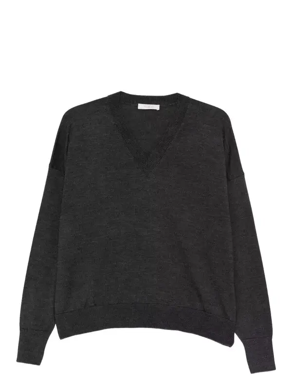 ZANONE V-neck Sweater - Grey