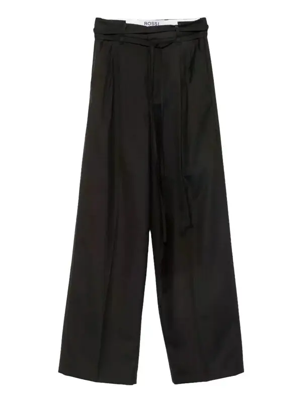 ROSSI Noa Belted Trousers - Brown