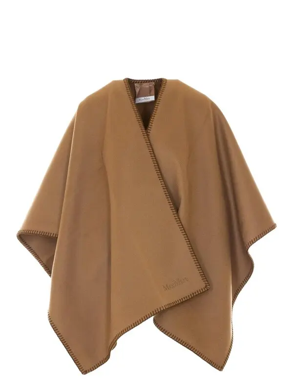 Max Mara Mxacolomba Cape - Brown