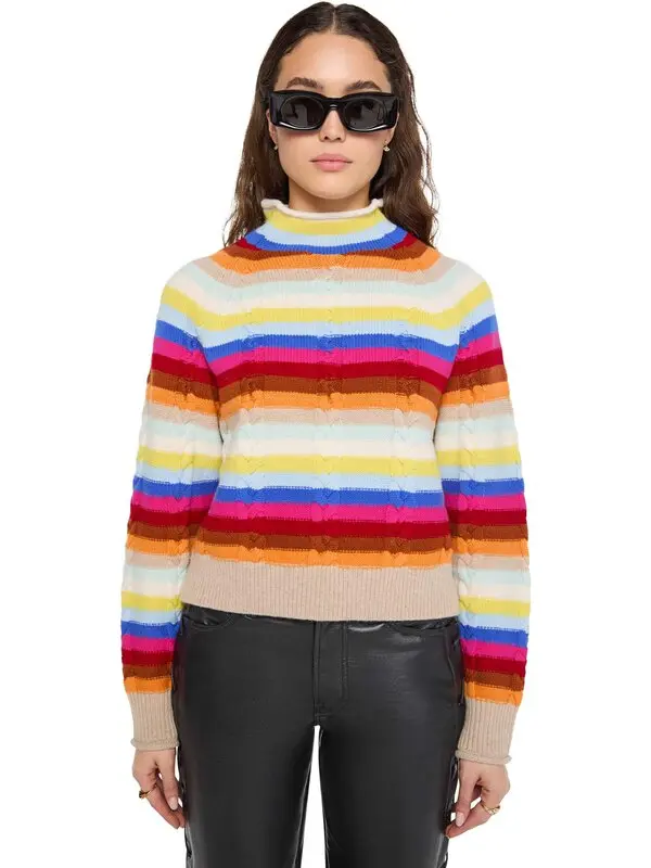 MOTHER The Concert Hickey Rainbow Shirt - Multi
