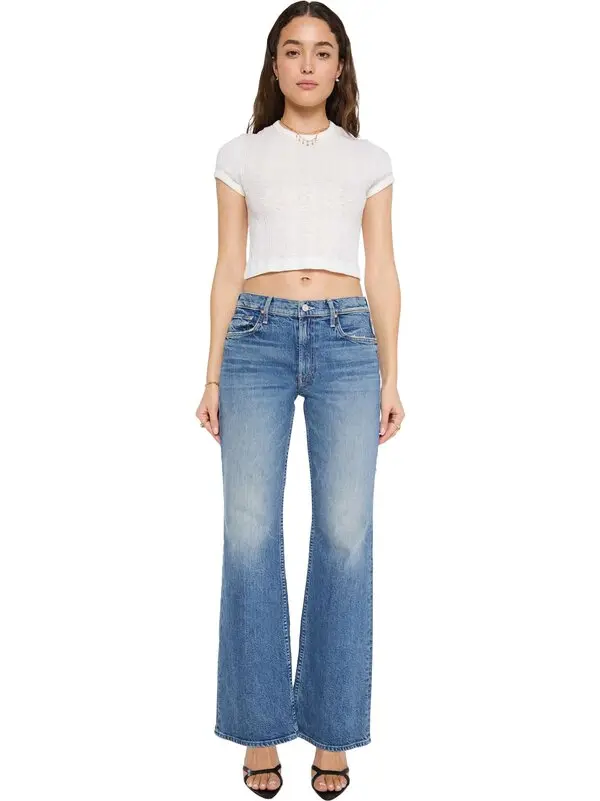 MOTHER The Bookie Sneak Playback Jeans - Blue