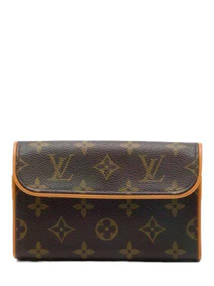 LOUIS VUITTON 2003 Monogram Pochette Florentine Belt Bag - Brown