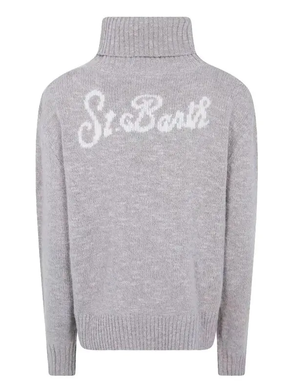 MC2 SAINT BARTH Button-detail Roll-neck Sweater - Neutrals