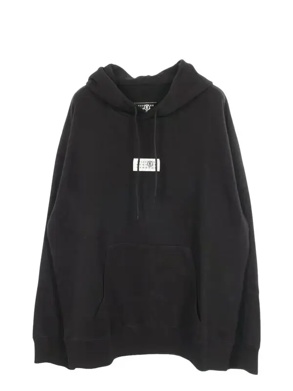 MAISON MARGIELA 2020's Numbering Logo Hoodie - Black