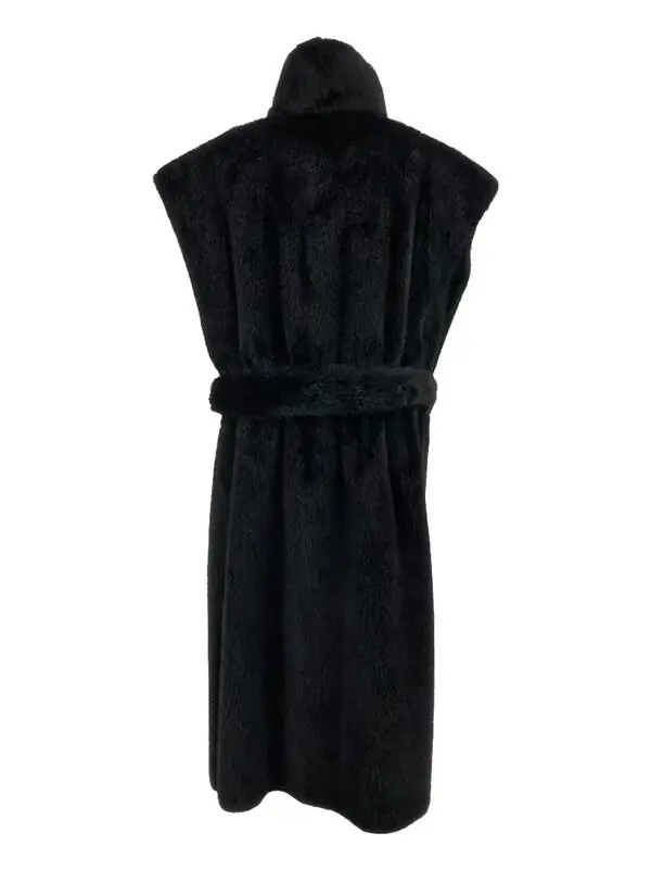 STAND STUDIO Reversible Belted Coat - Black