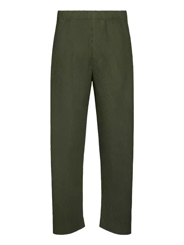Issey Miyake Slash Pleated Trousers - Black