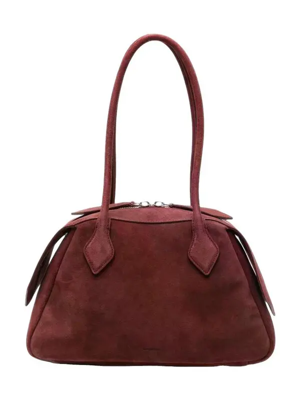 MINOBOSSI Angie Suede Shoulder Bag - Red