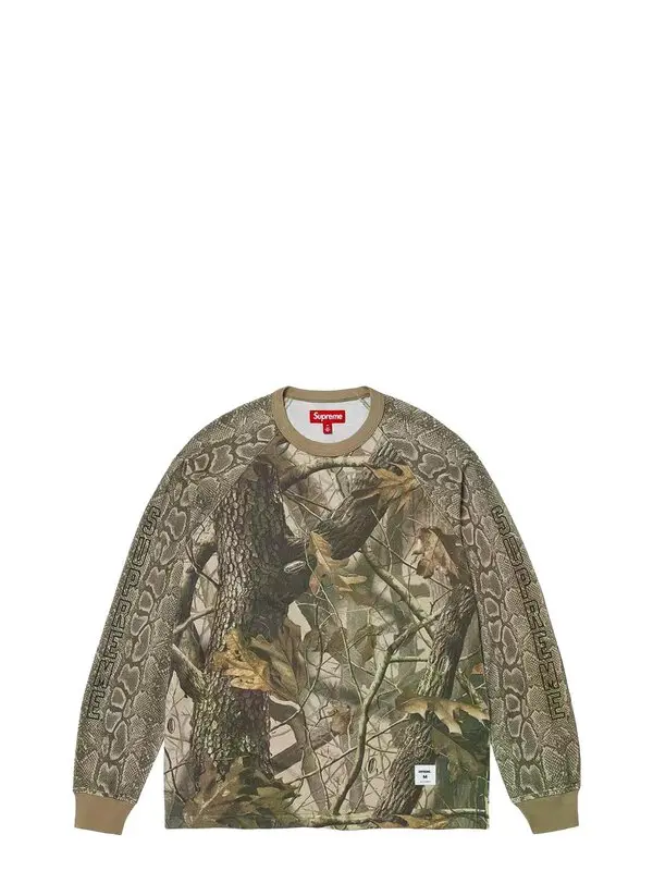 Supreme Realtree Hardwoods Camo Raglan Sweatshirt - Neutrals