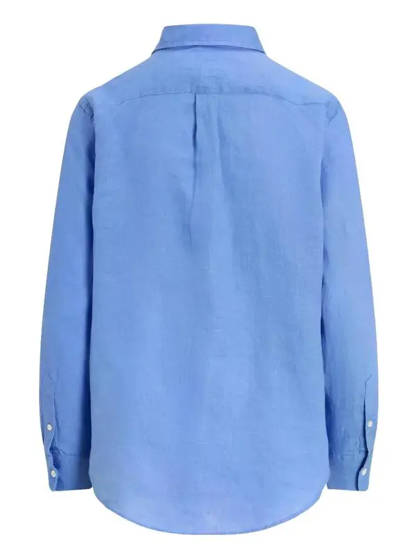 Polo Ralph Lauren Linen Long-sleeve Shirt - Blue