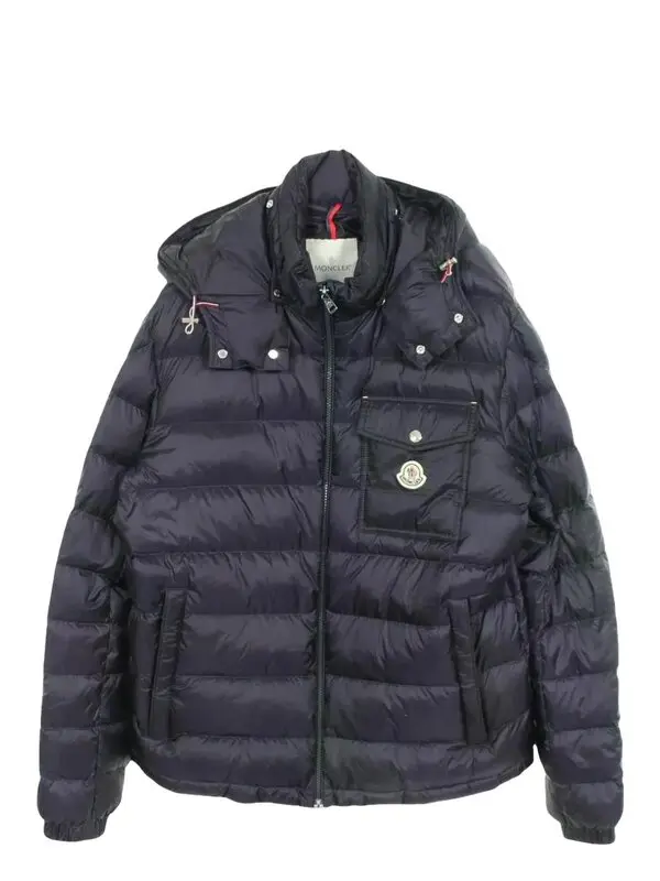 Moncler Verith Hooded Down Jacket - Blue