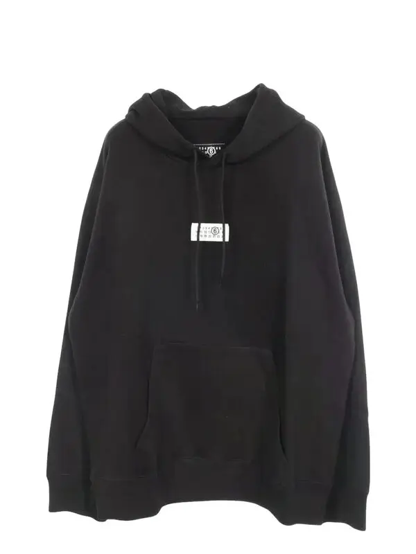 MAISON MARGIELA 2020s Numbering Logo Hoodie - Black