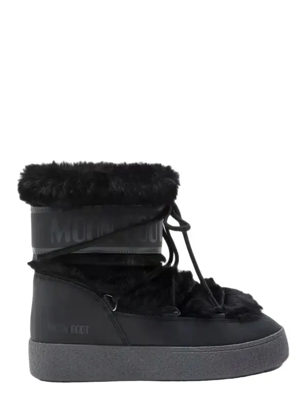 Moon Boot Ltrack Low Faux-fur Boots - Black