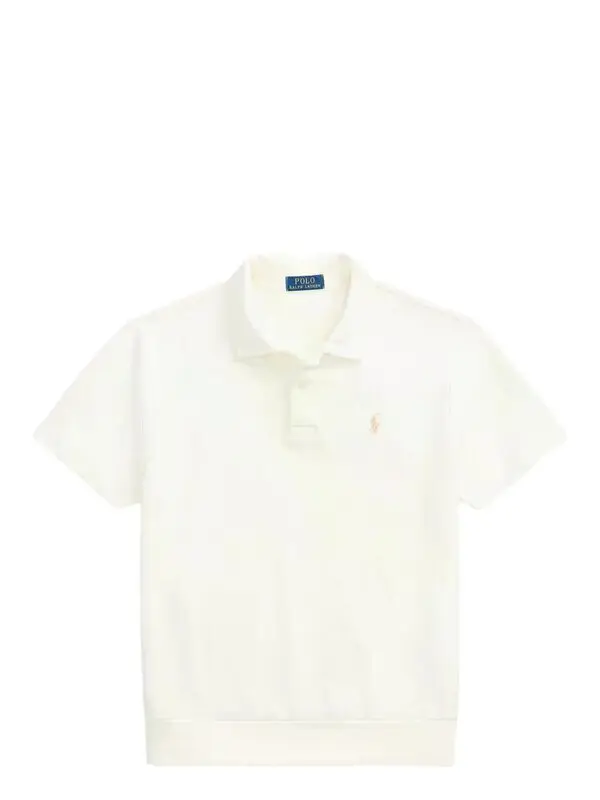 Polo Ralph Lauren Logo-embroidered Short-sleeve Polo Shirt - Neutrals
