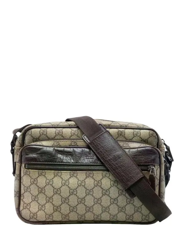 Gucci 2000-2015 Gg Supreme Crossbody Bag - Neutrals