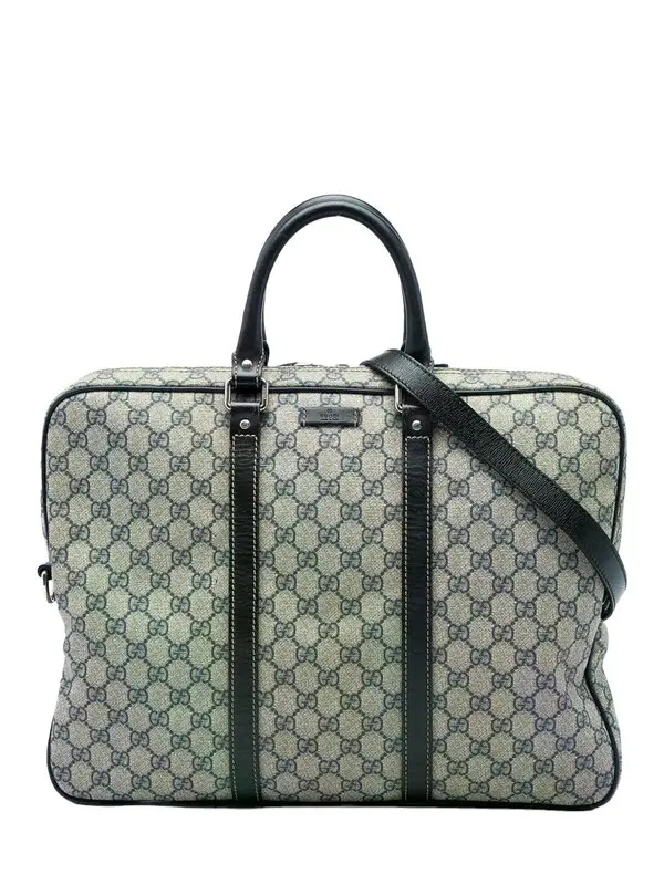 Gucci 2016-2026 Gg Supreme Business Bag - Neutrals