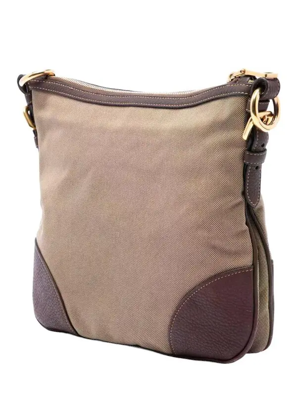 Prada 2010-2026 Canvas Canapa Logo Crossbody Bag - Neutrals