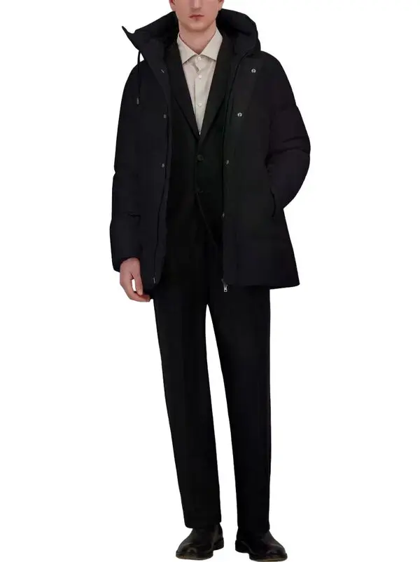 Herno Quilted Padded Coat - Black
