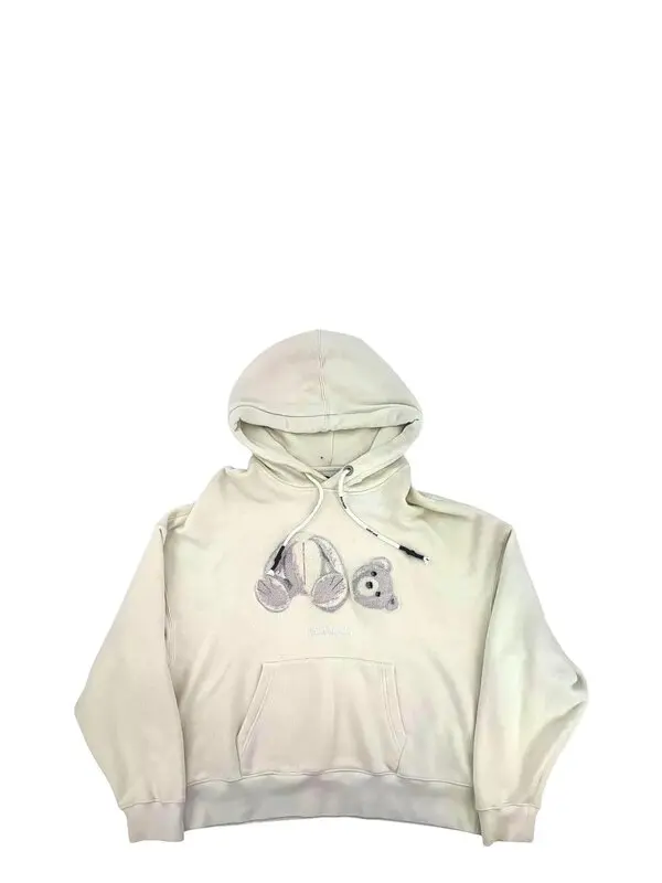 Palm Angels Teddy Bear Hoodie - Neutrals