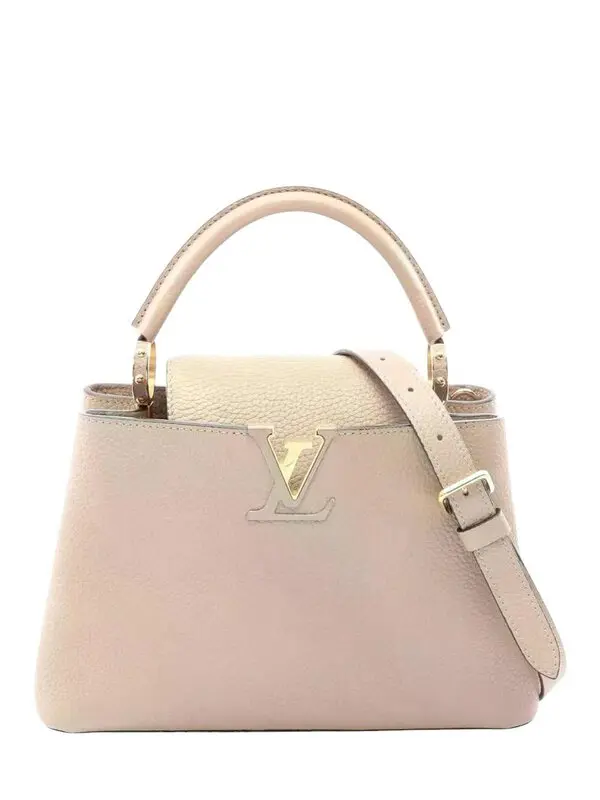 LOUIS VUITTON 2021-2026 Taurillon Capucines Bb Satchel - Neutrals