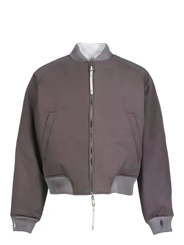 JOHN DOE 2r Pit Reversible Bomber Jacket - Grey
