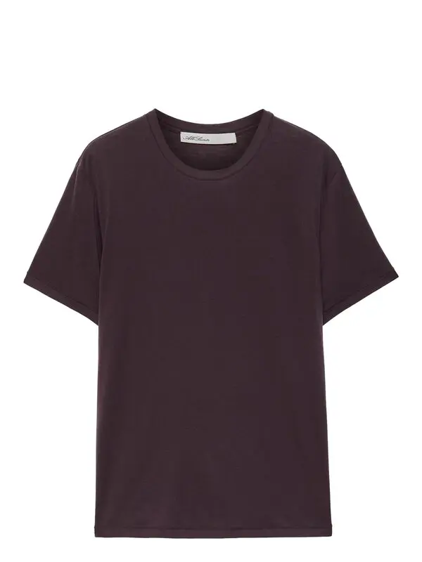 ALLSAINTS Kira Regular-fit Wool-blend T-shirt - Red