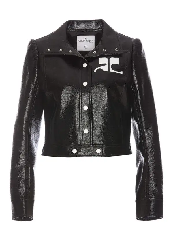 COURREGES Reedition Vinyl Jacket - Black