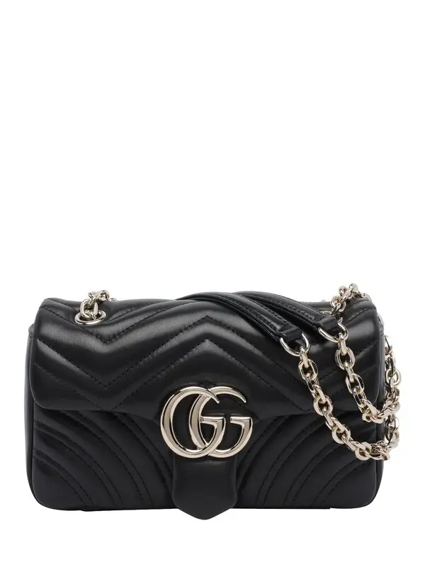 Gucci Small Marmont Shoulder Bag - Black
