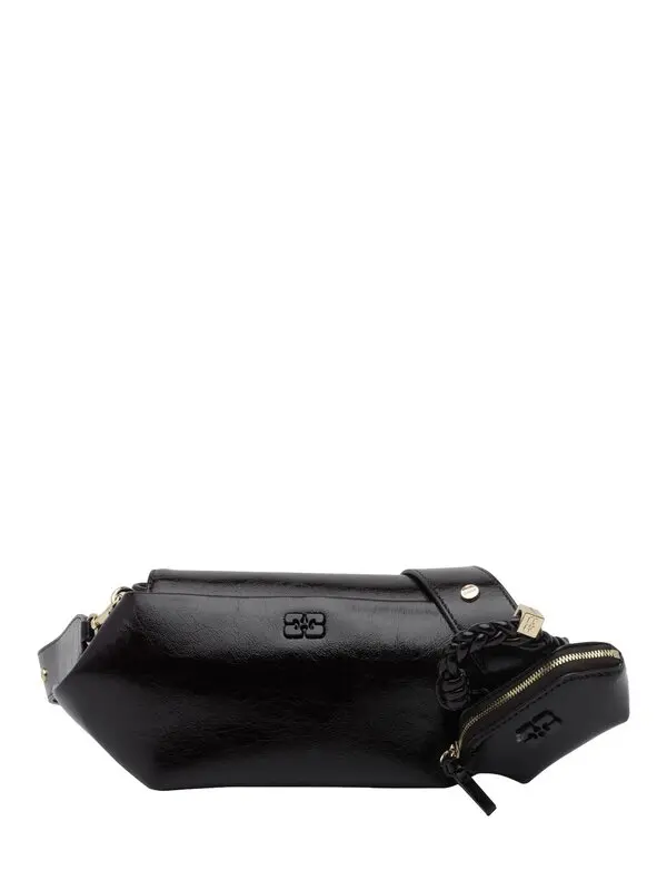 GANNI Bou East/west Crossbody Bag - Black