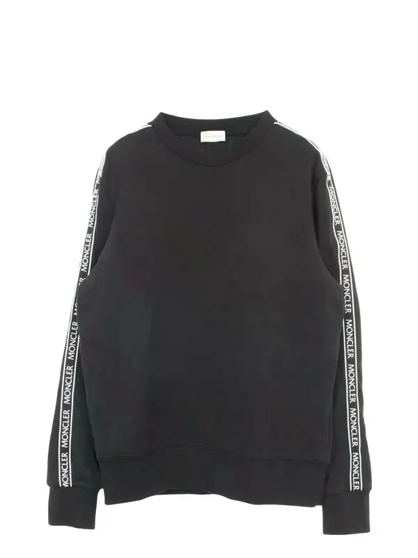 Moncler 2010s Logo-tape Sweatshirt - Black