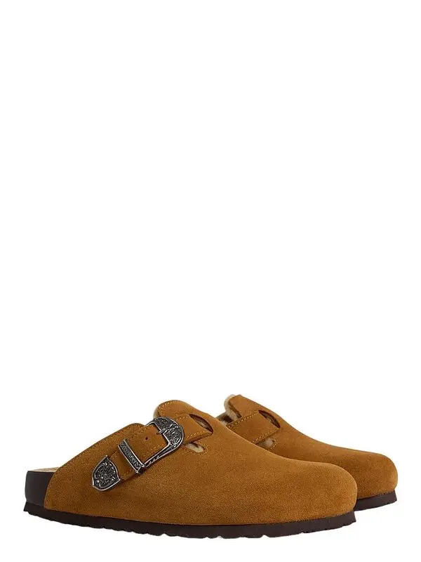 Etro X Birkestock Boston Shearling Lined Clogs - Coco