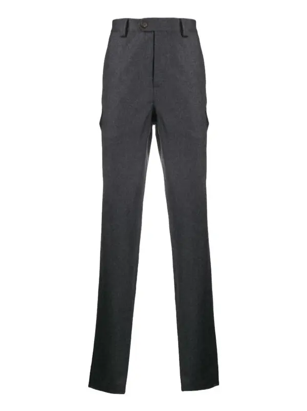 Brunello Cucinelli Side Pocket Straight Trousers - Black