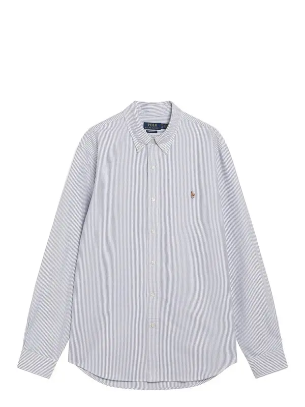 Polo Ralph Lauren Custom-fit Oxford Shirt With Button-down Collar - Multicolor