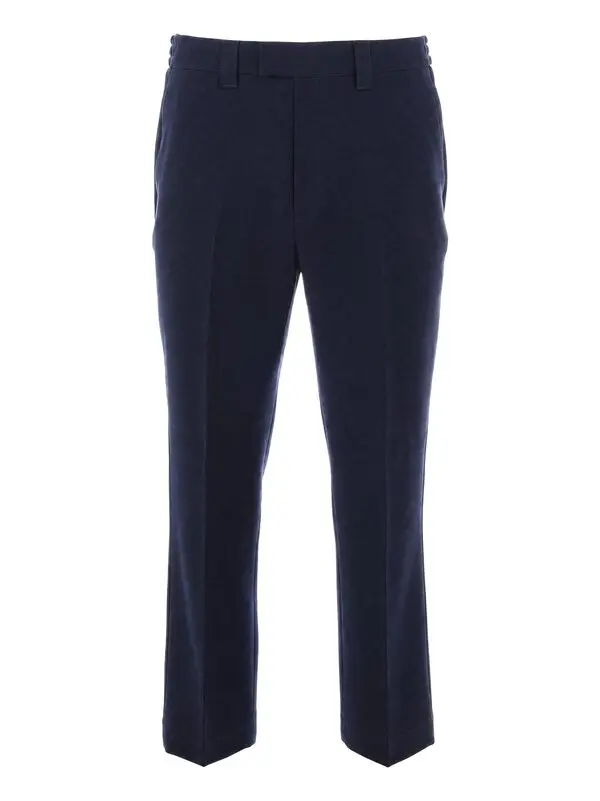 PAOLO PECORA Tailored Slim-leg Trousers - Blu