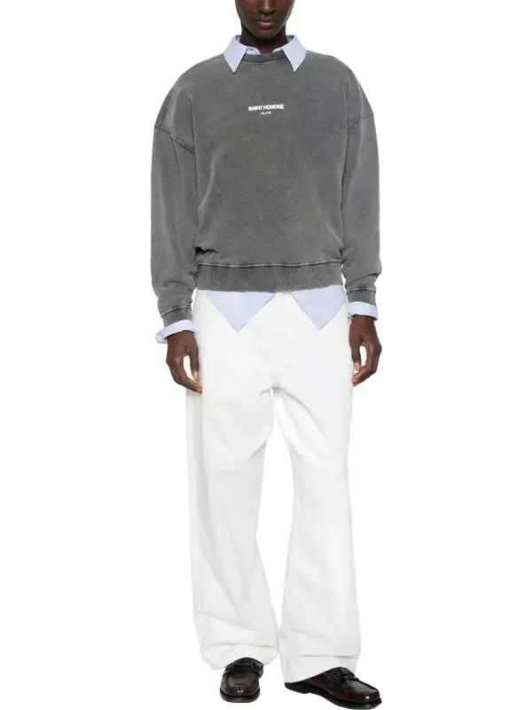 ELITE Logo-print Sweatshirt - Grey