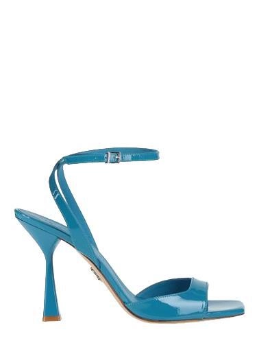 SERGIO LEVANTESI Sandals Size Leather - Blue