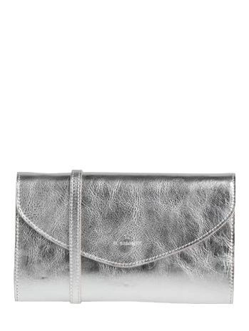 Il Bisonte Clutch Leather - Silver