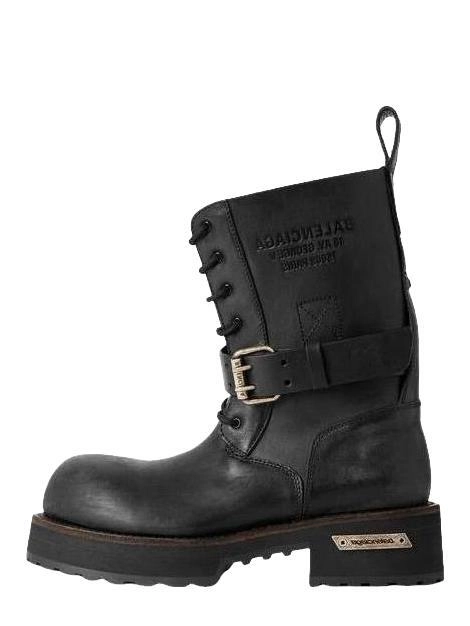 Balenciaga Venom Lace-up Bootie - Black