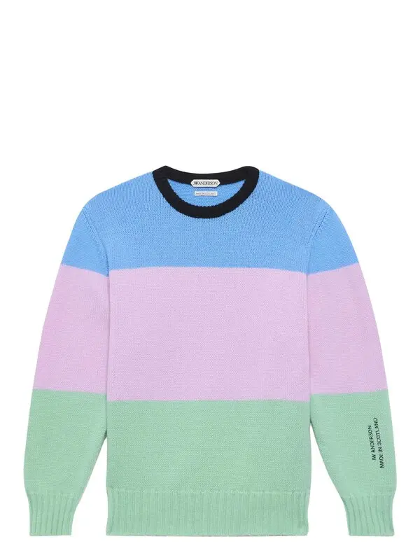 JW Anderson Felpa A Righe - Multicolore