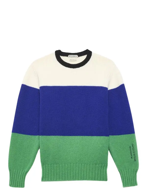 JW Anderson Felpa A Righe - Multicolore
