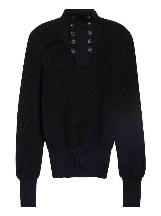 Paloma Wool Milon Merino Wool Sweater - Navy