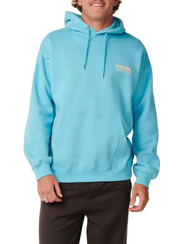 Rip Curl Surf Puff Fleece Pullover Hoodie - Wave Pool